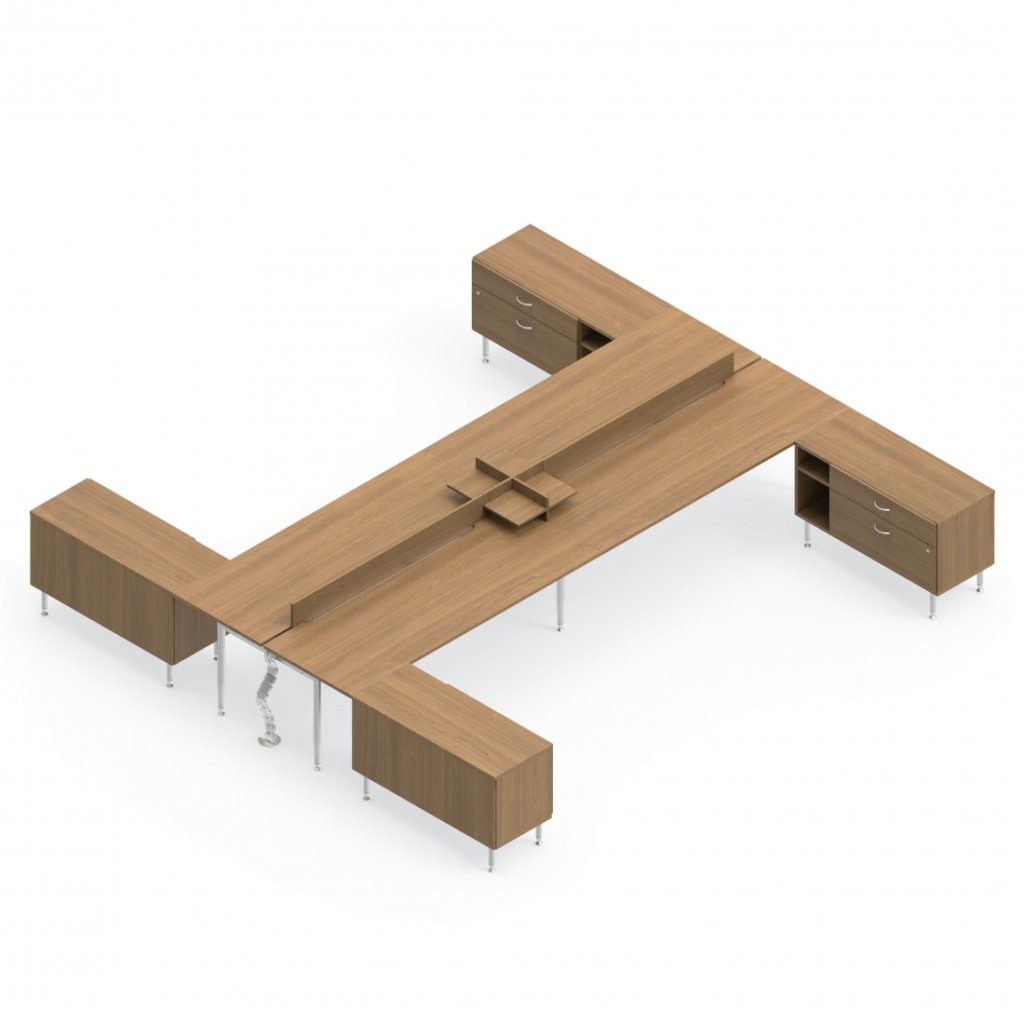 Modern Bench & Desk Systems in Houston | Collaborative Office Interiors