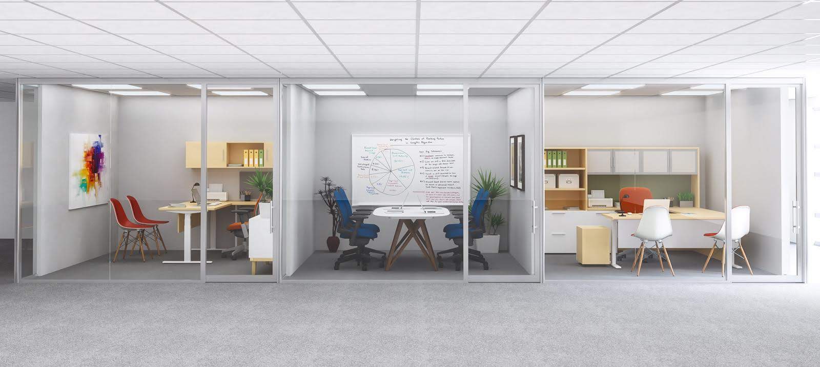 Demountable Wall Systems | Collaborative Office Interiors