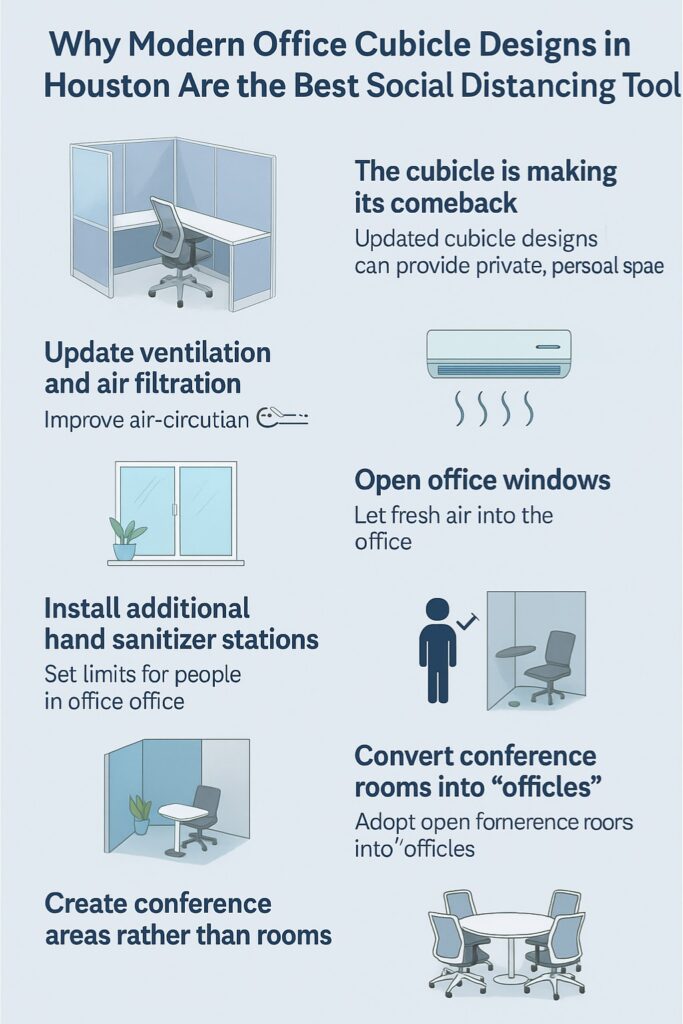 Why Modern Office Cubicle Design is the Best Social Distancing Tool ...