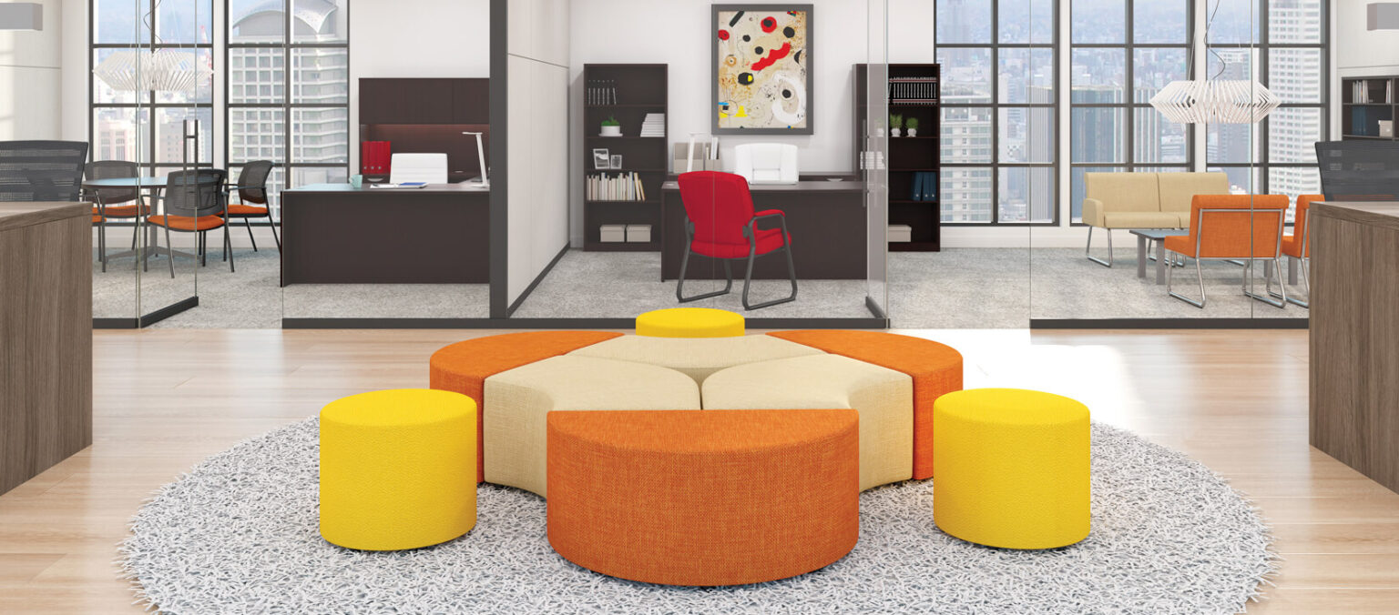 Low Seating / Modular Ottomans | Collaborative Office Interiors