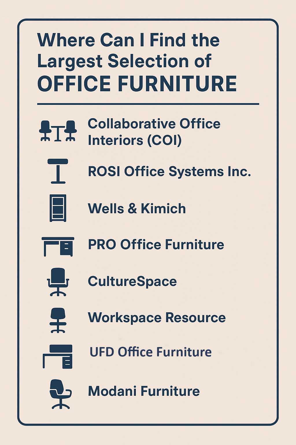 Where Can I Find the Largest Selection of Office Furniture ...