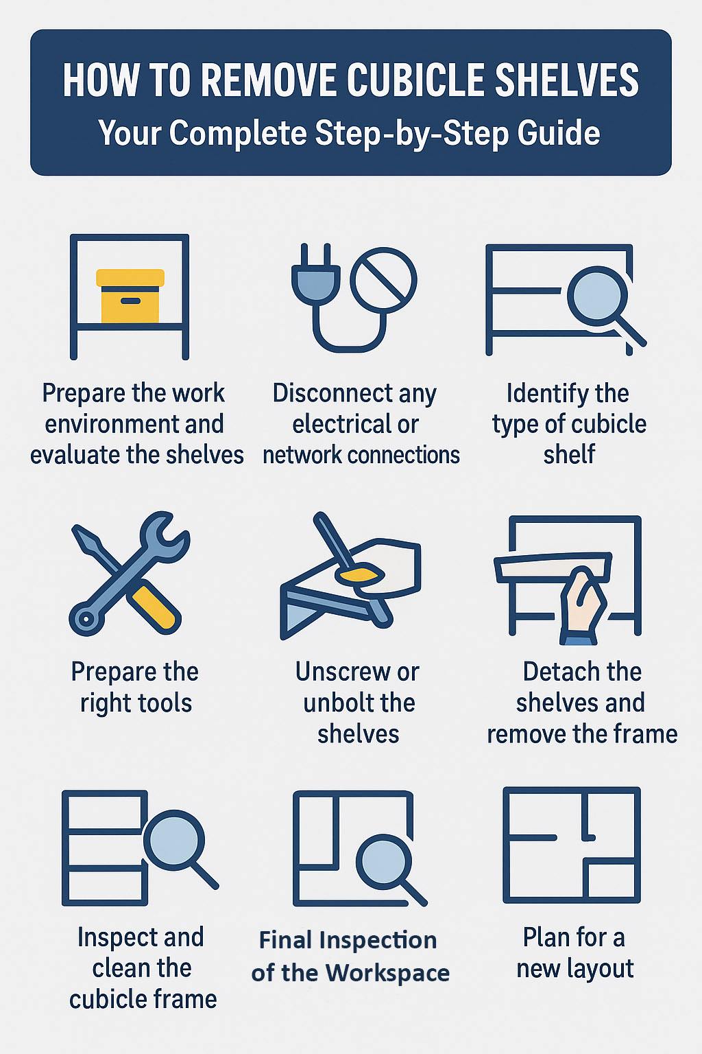 How to Remove Cubicle Shelves: Your Complete Step-by-Step Guide ...